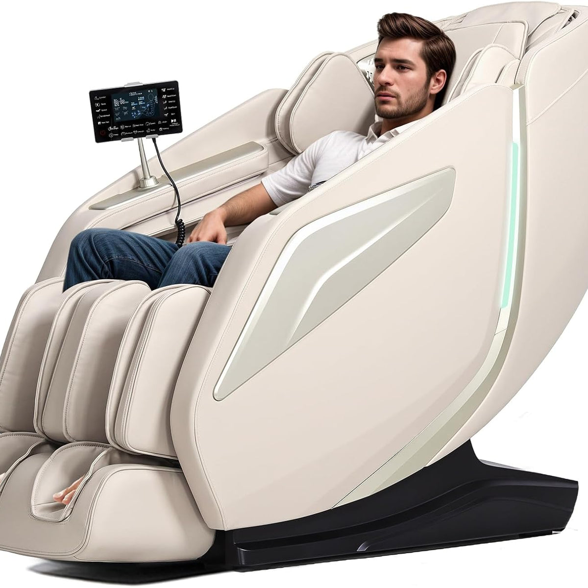 HealthRelife 4D Massage Chair Full Body Zero Gravity Recliner - 55“ SL